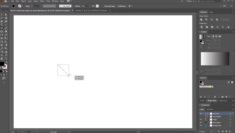 How to Cut a Shape Out of Another Shape in Illustrator: Techniques