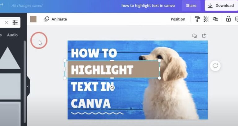 How to Highlight Text in Canva? Step-by-Step Guide